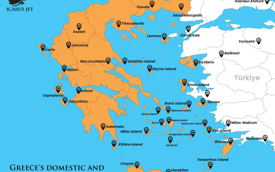 Greece airport parking and private jets | Icarus Jet