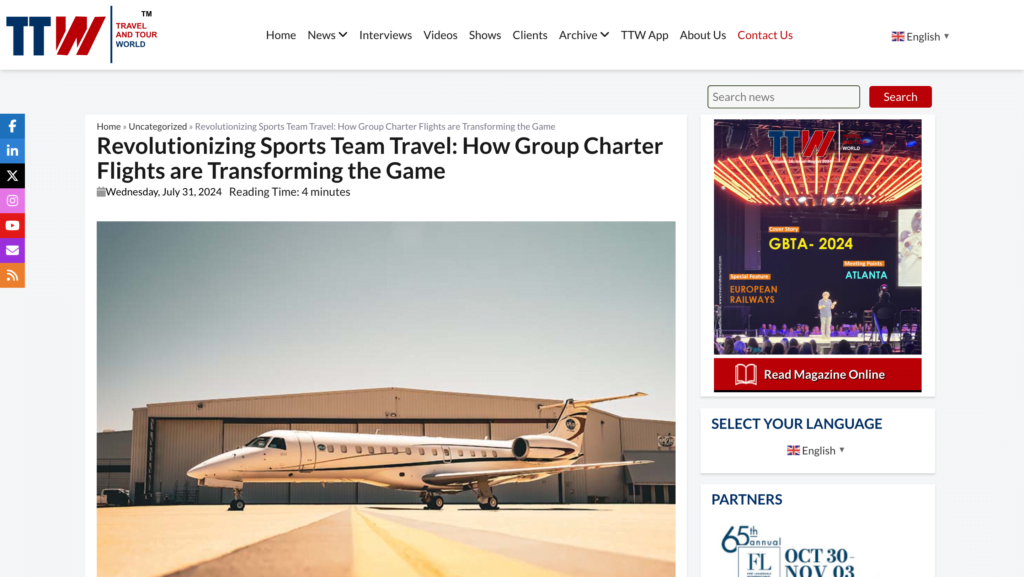 Revolutionizing Sports Team Travel: How Group Charter Flights